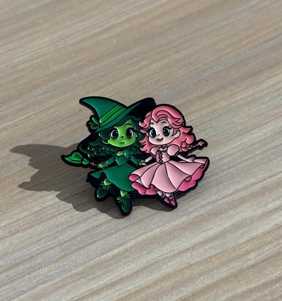 WICKED Inspired Elphaba and Glinda - Pin Badge - Etsy