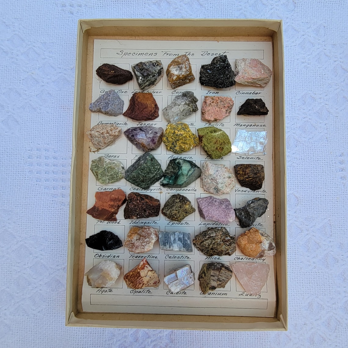 1950's Specimens From the Desert Rock/mineral Collection - Etsy
