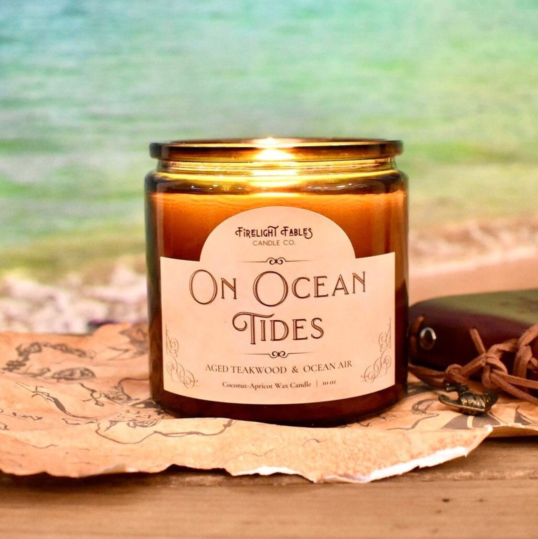On Ocean Tides Candle Immersive Fantasy Candles Dungeons and Dragons - Etsy