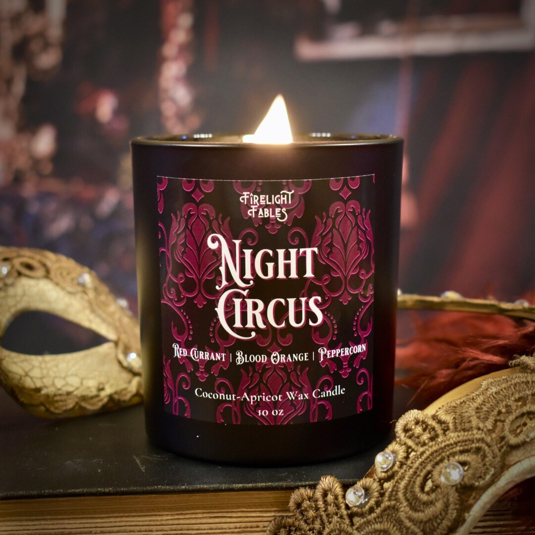 Night Circus Candle | Fantasy Carnival Scent | Gothic Horror Immersion ...