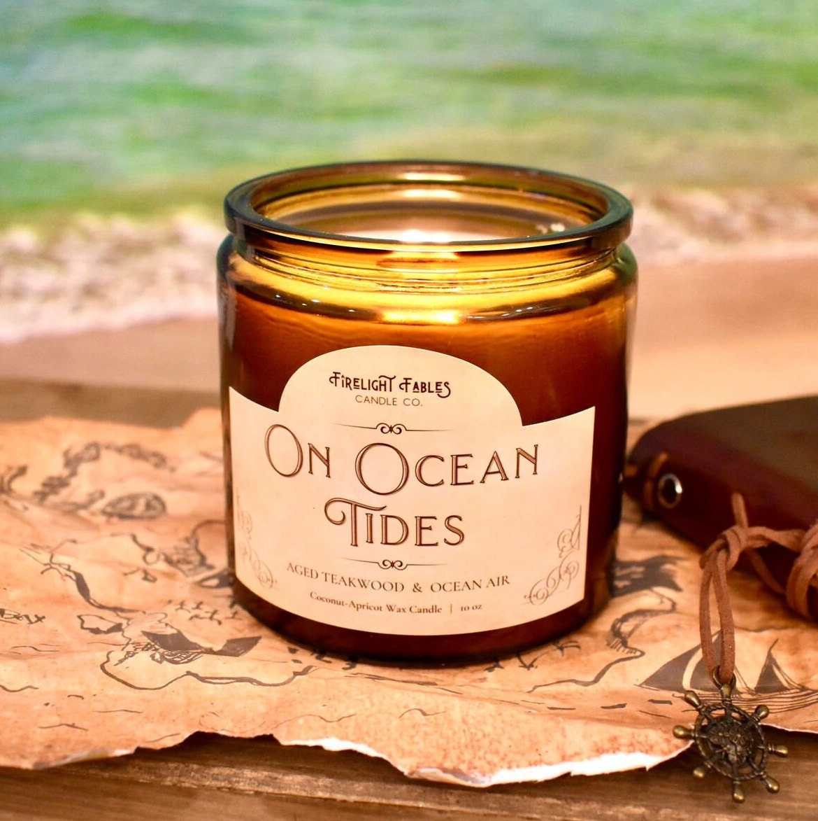 On Ocean Tides Candle Immersive Fantasy Candles Dungeons and Dragons - Etsy