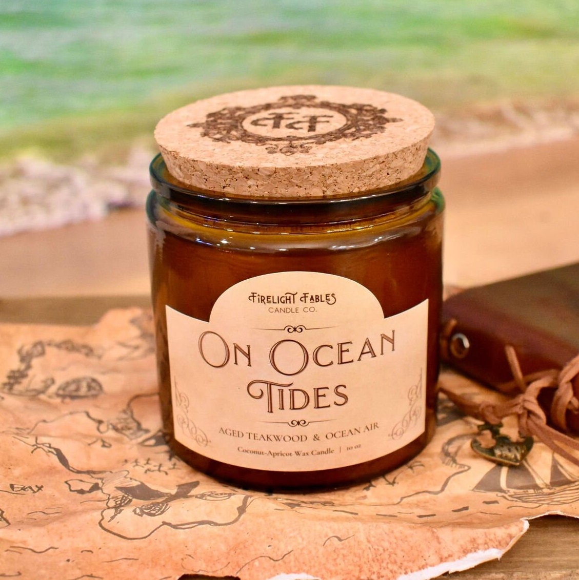 On Ocean Tides Candle Immersive Fantasy Candles Dungeons and Dragons - Etsy