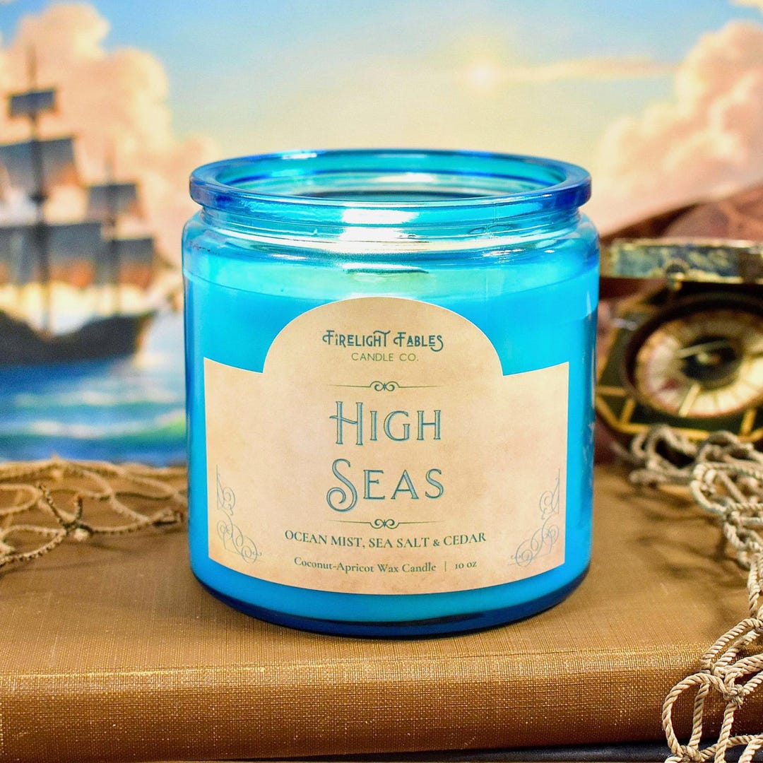 High Seas Candle | Coastal Fantasy Scent for Ttrpgs and Pirate Dungeons ...