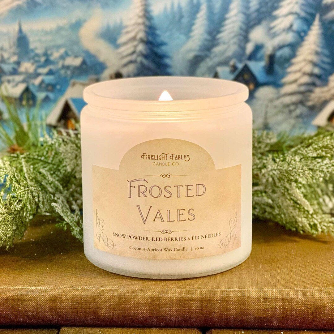 Frosted Vales Candle Immersive Fantasy Candles Pair With Rime of the ...