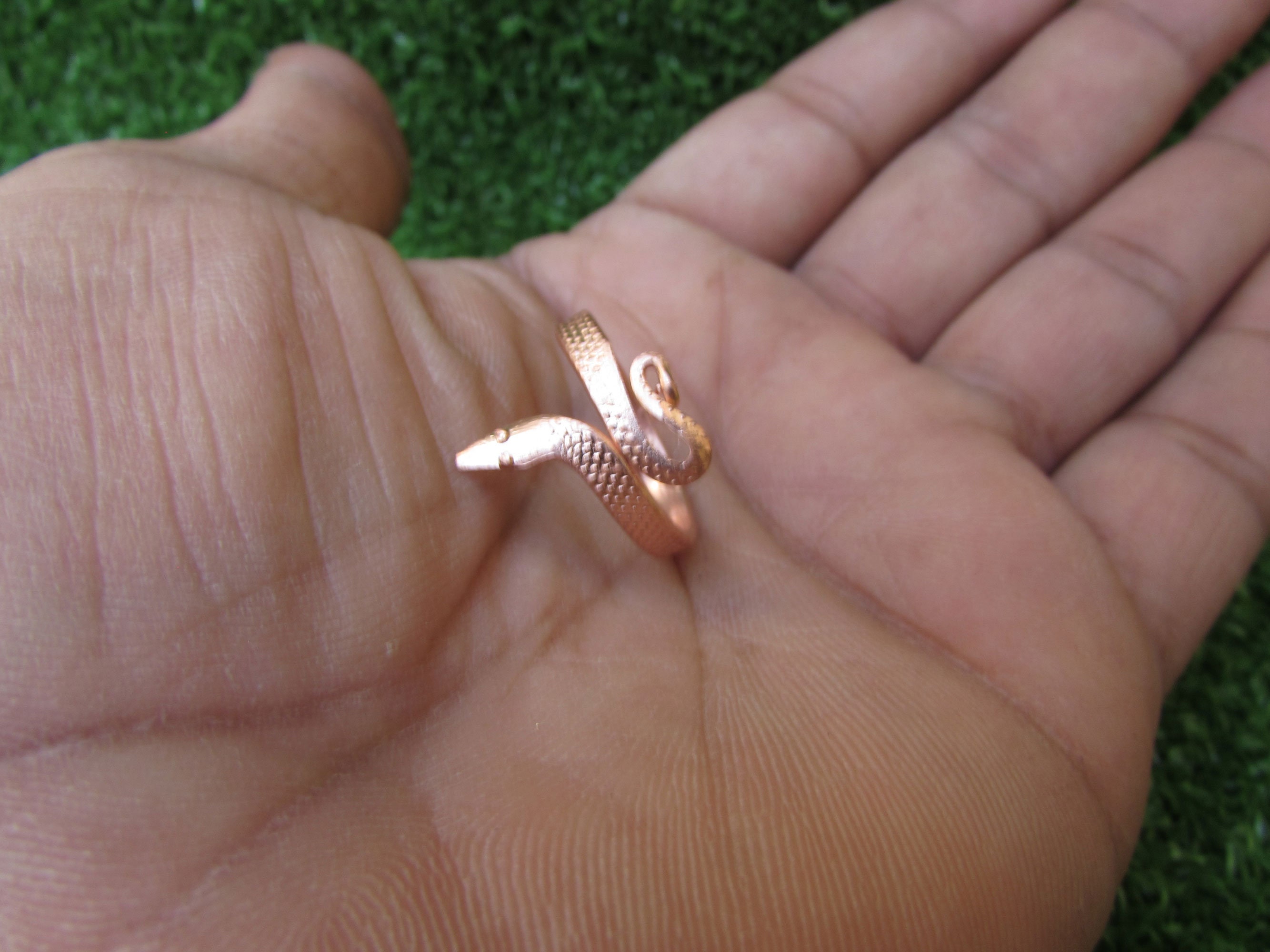 Copper Snake Ring Provides the Fundamental Support Copper - Etsy