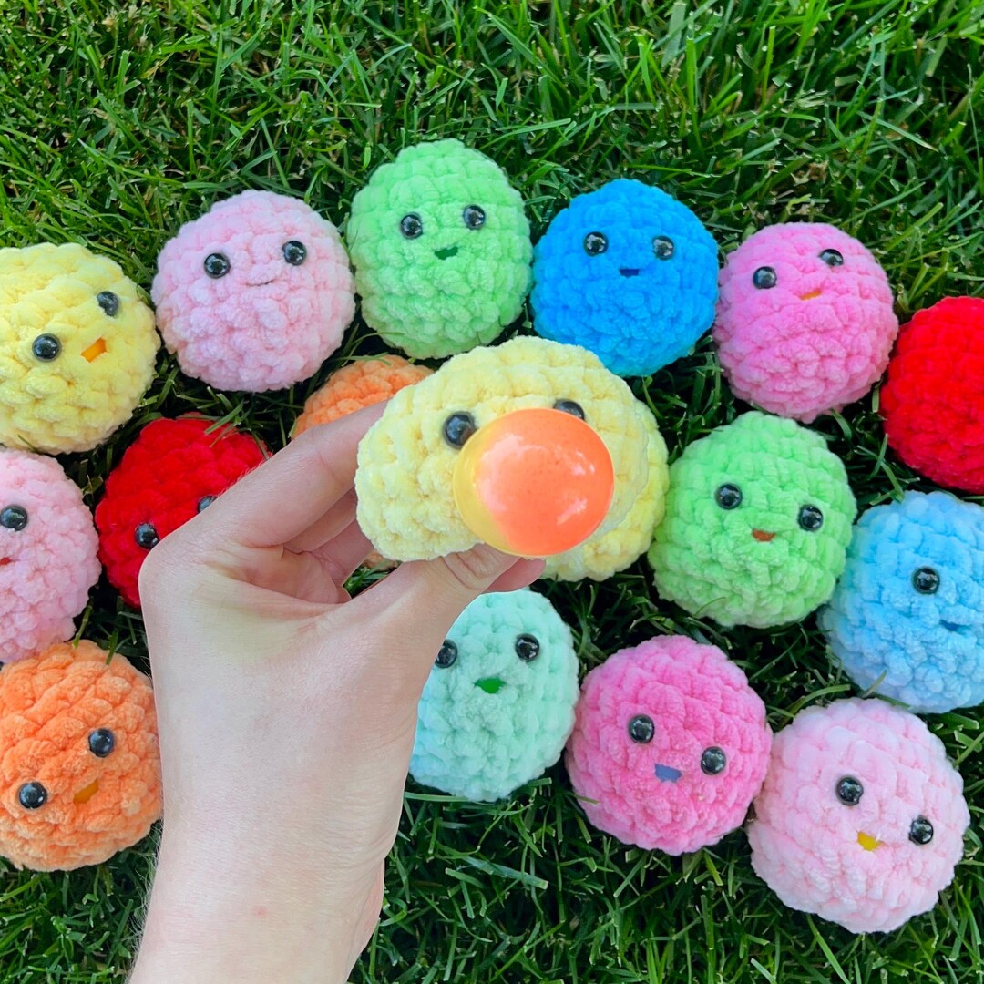 Stress Blobs/ Crochet Stress Ball Fidget Toy/ Handmade Crochet Fidget Toy - Etsy UK