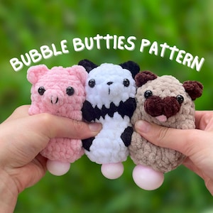4 in 1 Pattern Bundle- Stress Blobs, Stress Pets, Bubble Butties, Chicken Laying an Egg ...