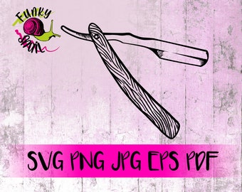Straight Razor Svg | Etsy