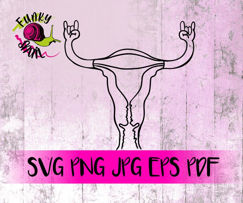Uterus svg Uterus rocks svg angry uterus SVG PNG EPS jpg | Etsy België