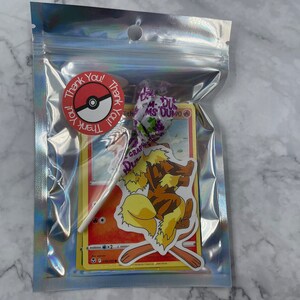 10 Pack Pokémon Party Card Pack Favors/ Pokemon Party Favors/ 6 Cards ...