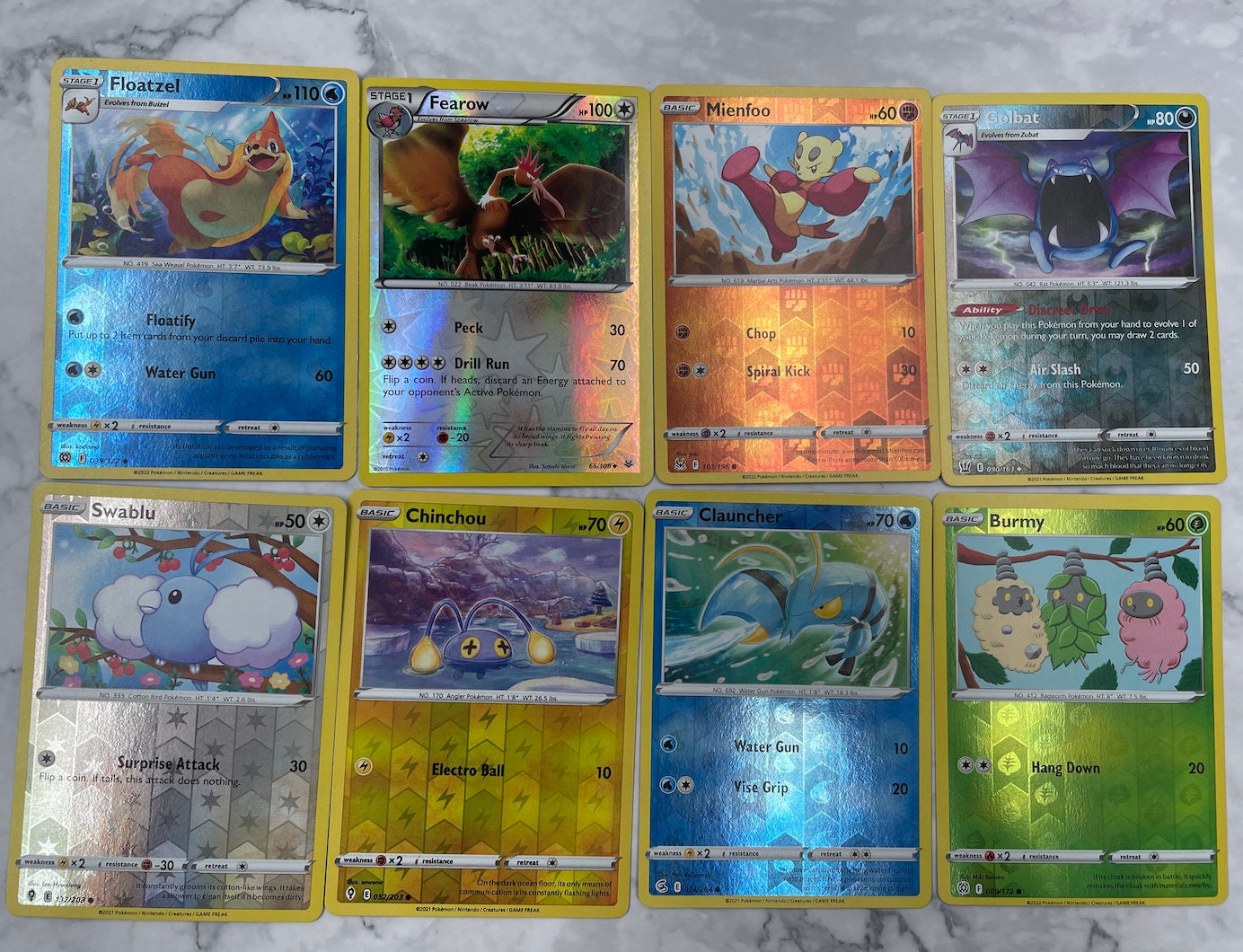 10 Pack Pokémon Party Card Pack Favors/ Pokemon Party Favors/ 6 Cards ...