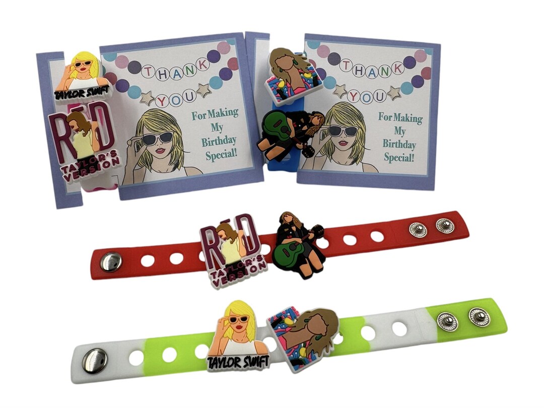 Swiftie Friendship Bracelet Party Favors: Shoe Charms, Goodie Bag Gifts ...