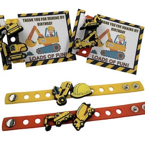 Construction Party Favors, Excavator Theme Charms, Goodie Bags ...