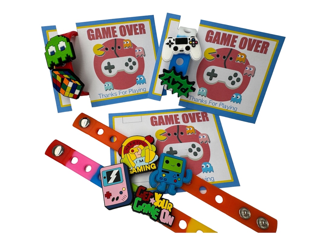 Gamer Party Favors, Gamer Themed Charms for Goodie Bags, Gift for ...