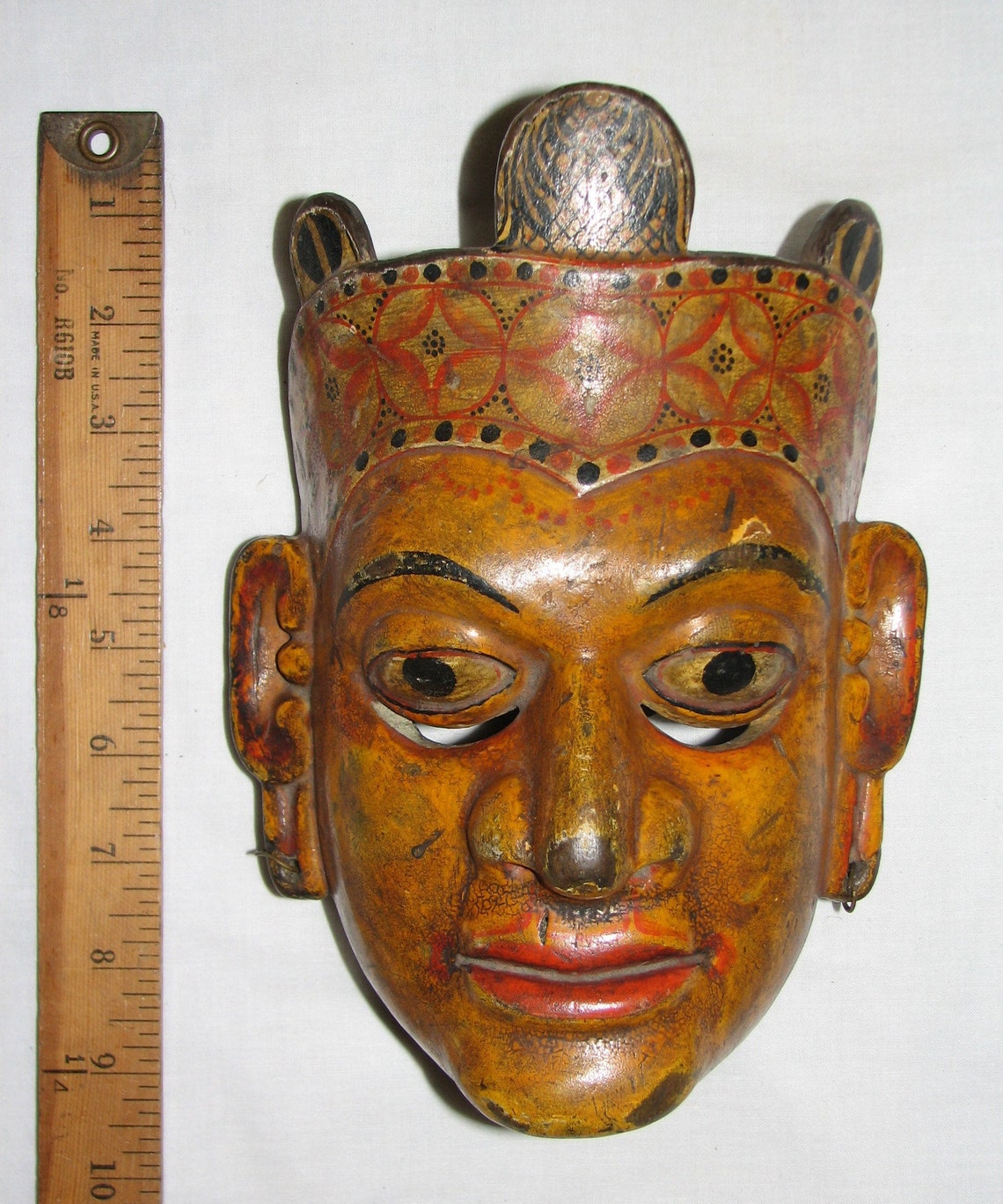 Sri Lanka Kolam Theater Dancing Mask Vintage - Glenn Erso Collection - Etsy