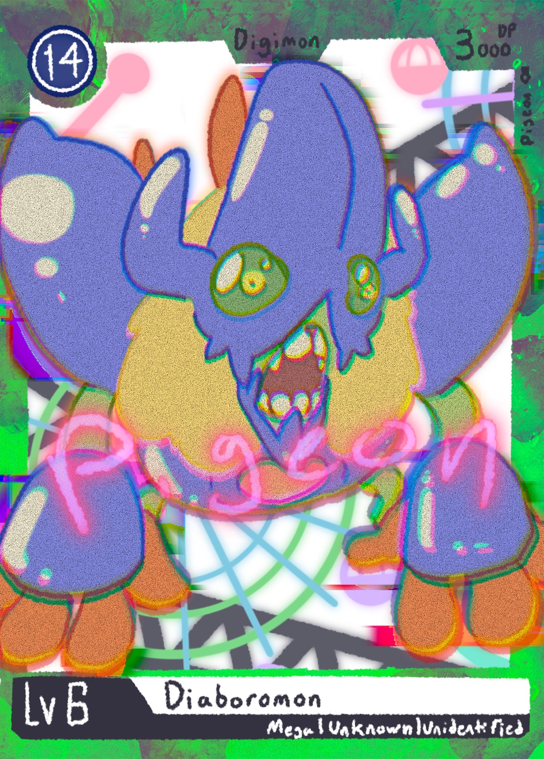 Diaboromon Token - Etsy