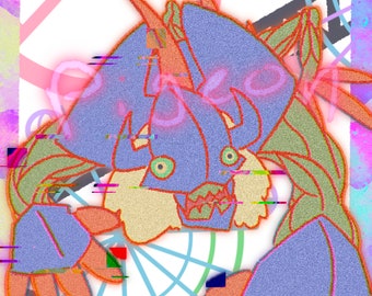 Diaboromon Token Set of Four - Etsy