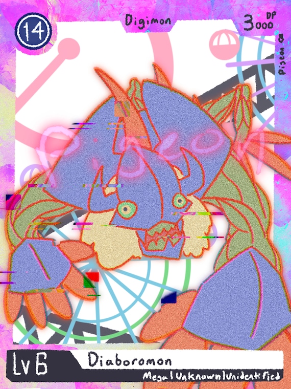 Diaboromon Token - Etsy