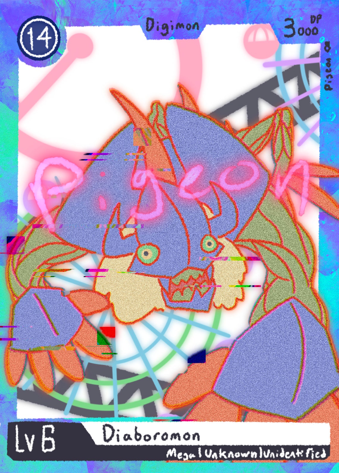 Diaboromon Token - Etsy