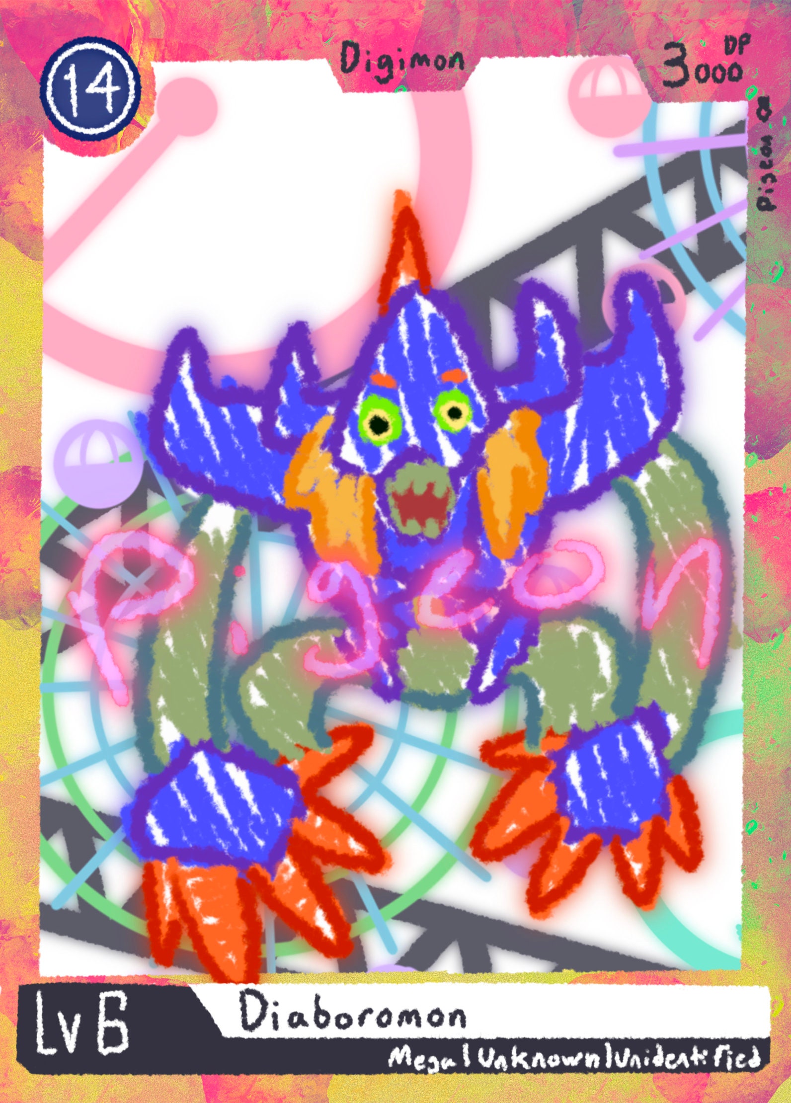 Diaboromon Token - Etsy