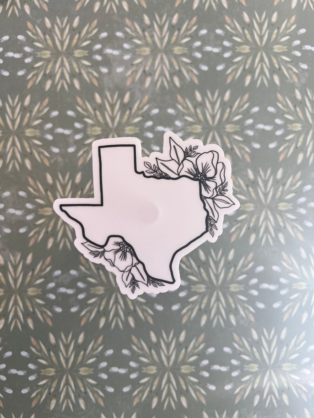 Clear Texas State Outline Sticker - Etsy