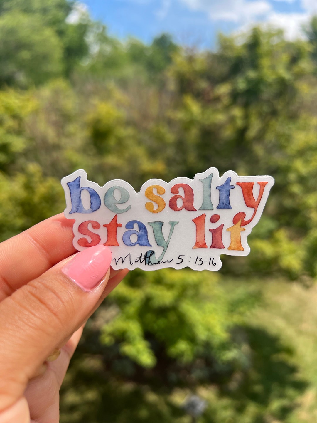 Be Salty Stay Lit Sticker - Etsy