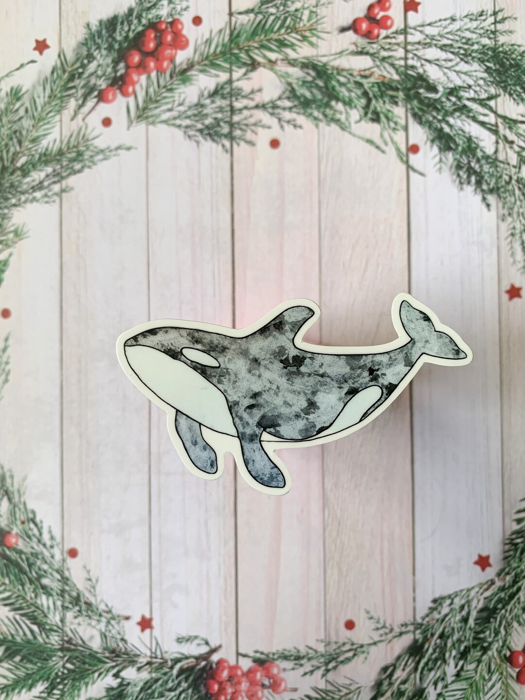 Orca Whale Sticker - Etsy