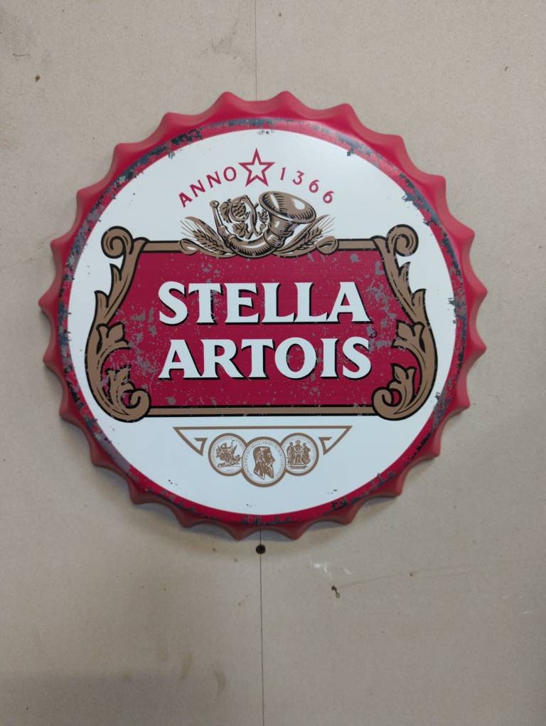 Beer Bottle Top Large 35cm Bar Signs Pub Man Cave Wall Sign - Etsy UK