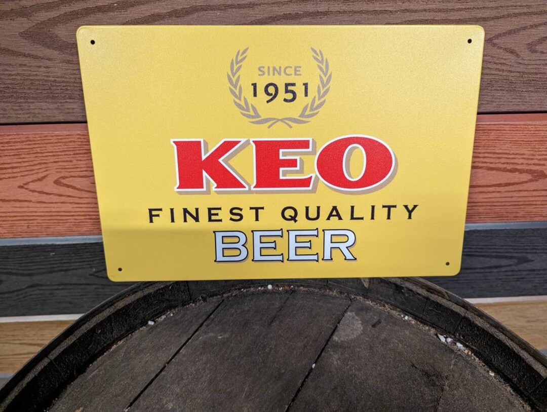 Keo Beer Metal Sign 30x20cm a4 Plaque Home BAR Man Cave Gift - Etsy