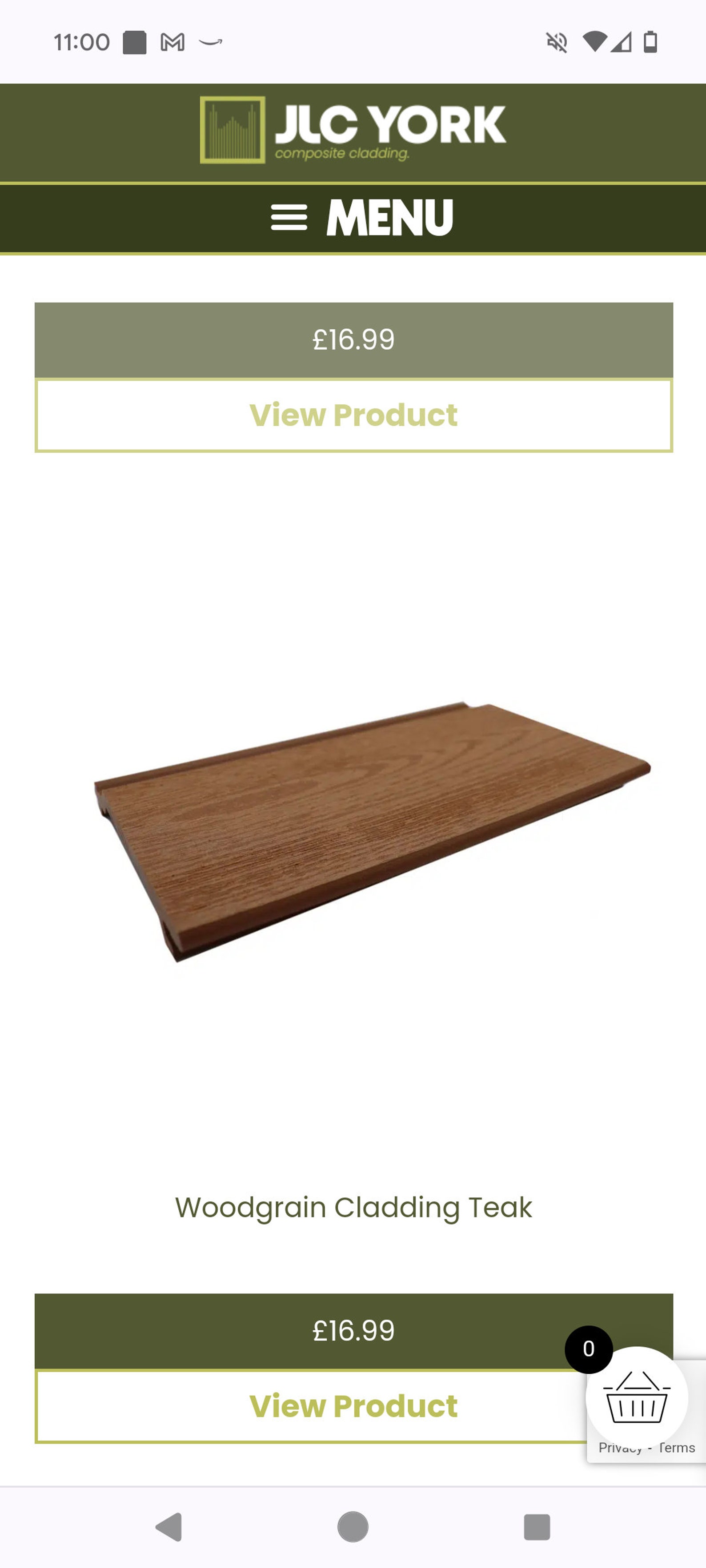 Composite Cladding Boards 3m Length Charcoal/teak/autumn Oak SALE Shed ...