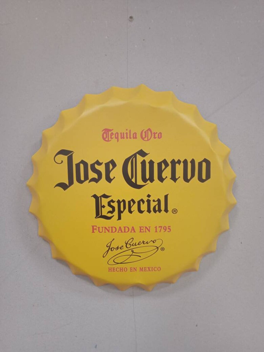 Jose Cuervo Metal Wall Sign Bottle Top Large 35cm Bar Signs Pub Man ...