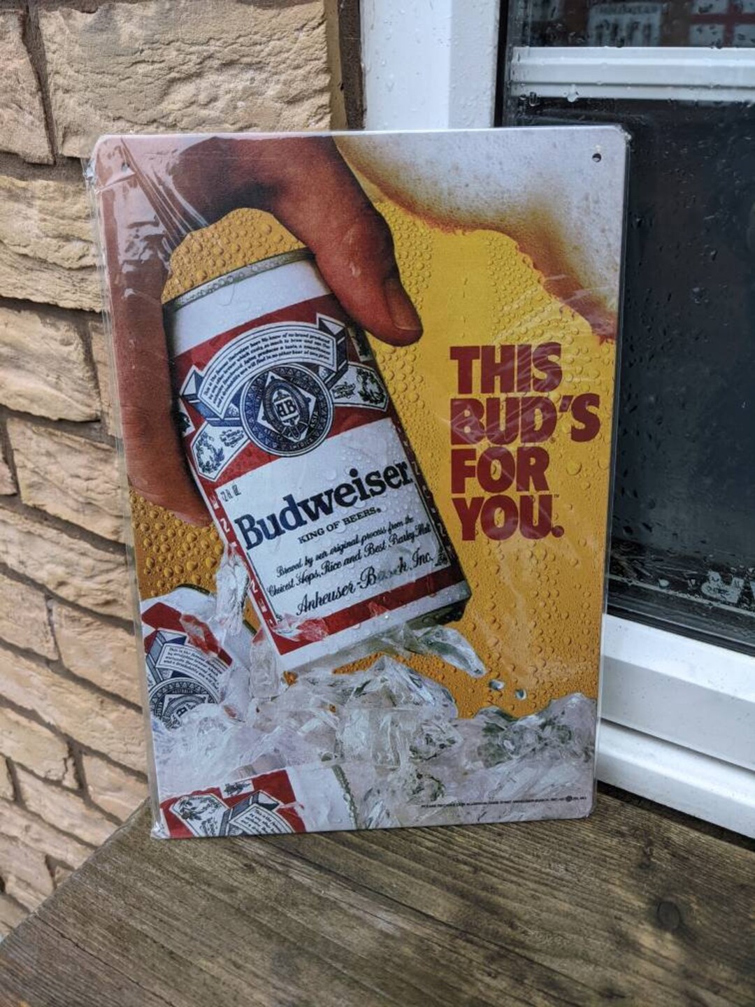 Budweiser A4 Metal Sign 20x30cm Man Cave Plaque Wall Art Gift - Etsy