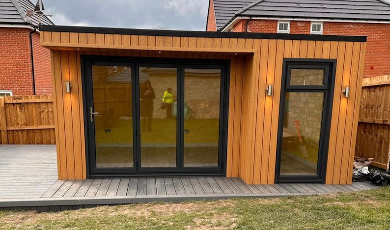 Composite Cladding Boards 3m Length Charcoal/teak/autumn Oak SALE Shed ...
