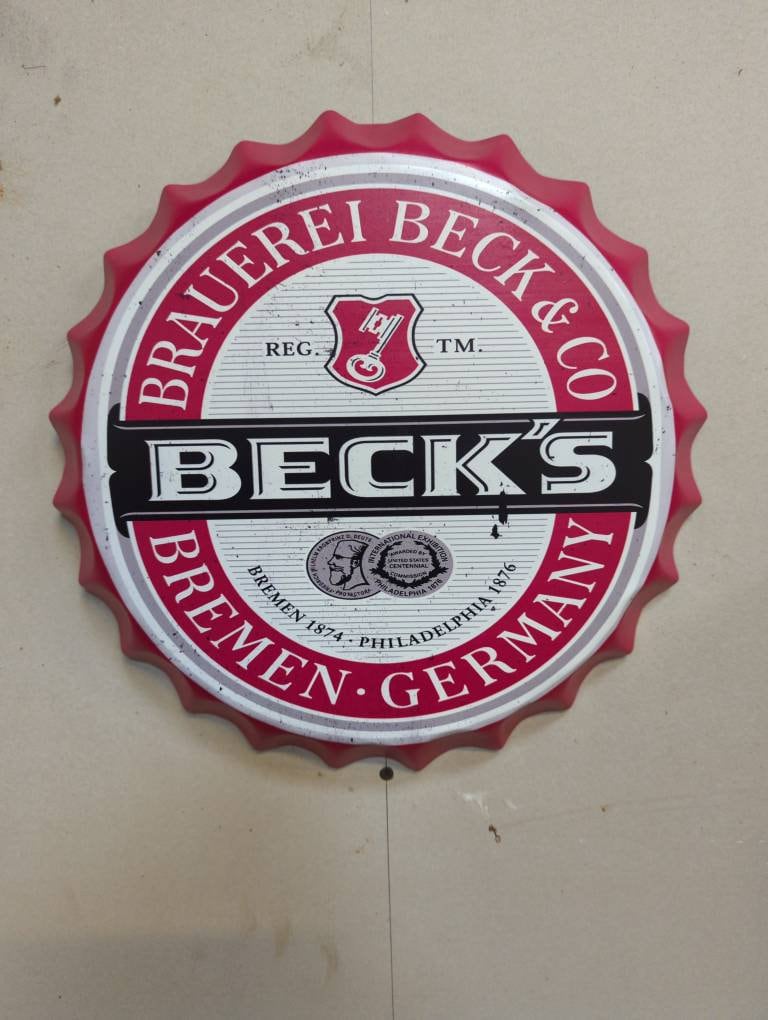 Beer Bottle Top Large 35cm Bar Signs Pub Man Cave Wall Sign - Etsy UK