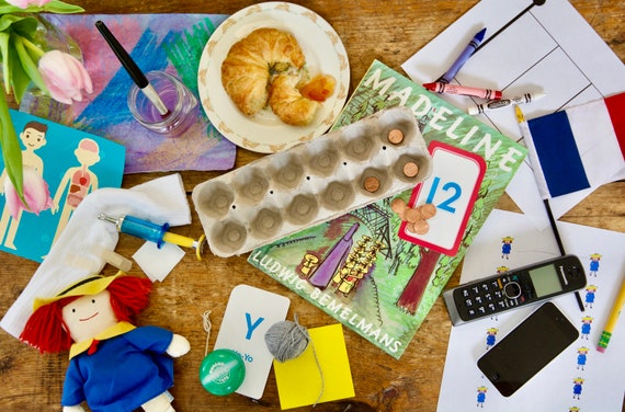 Madeline Preschool Lesson Plan Week 25: March/spring - Etsy