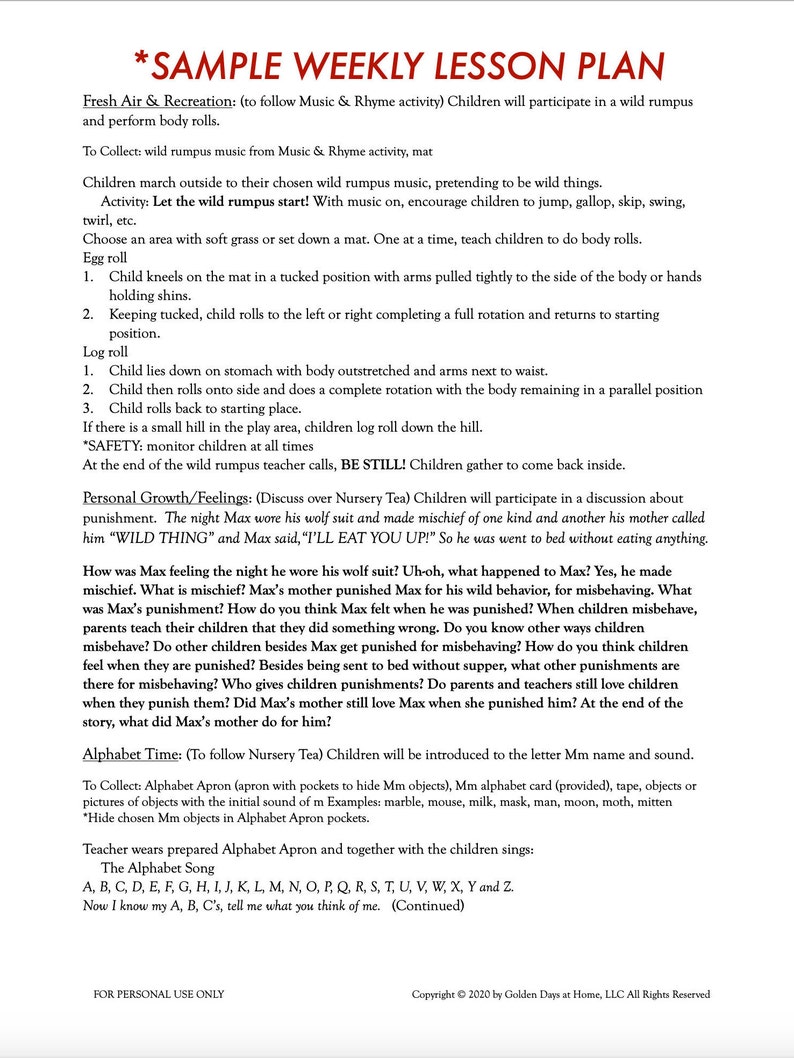 Swimmy Preschool Lesson Plan Week 6: October/autumn - Etsy