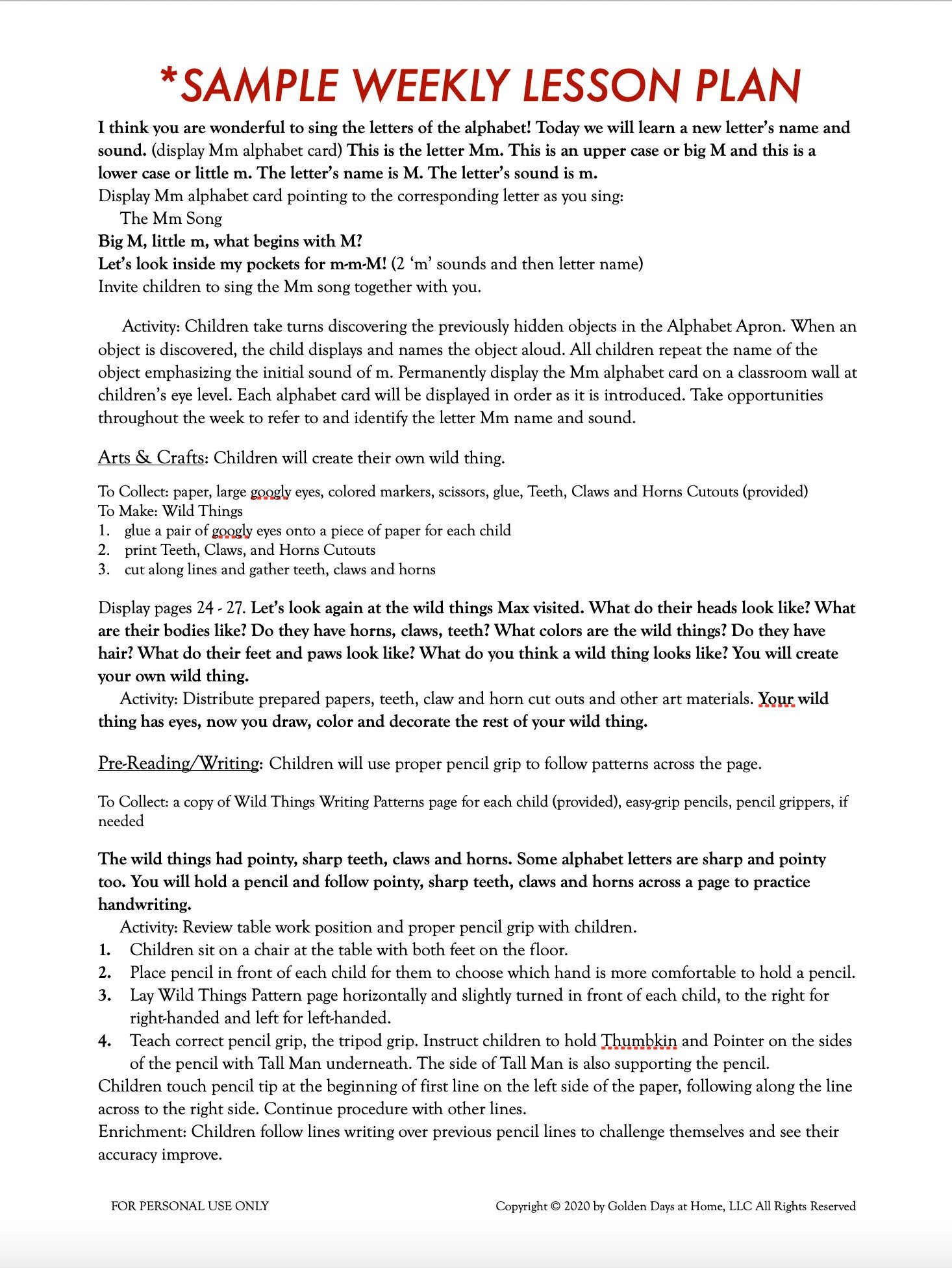 Owen Preschool Lesson Plan Week 22: February/winter - Etsy