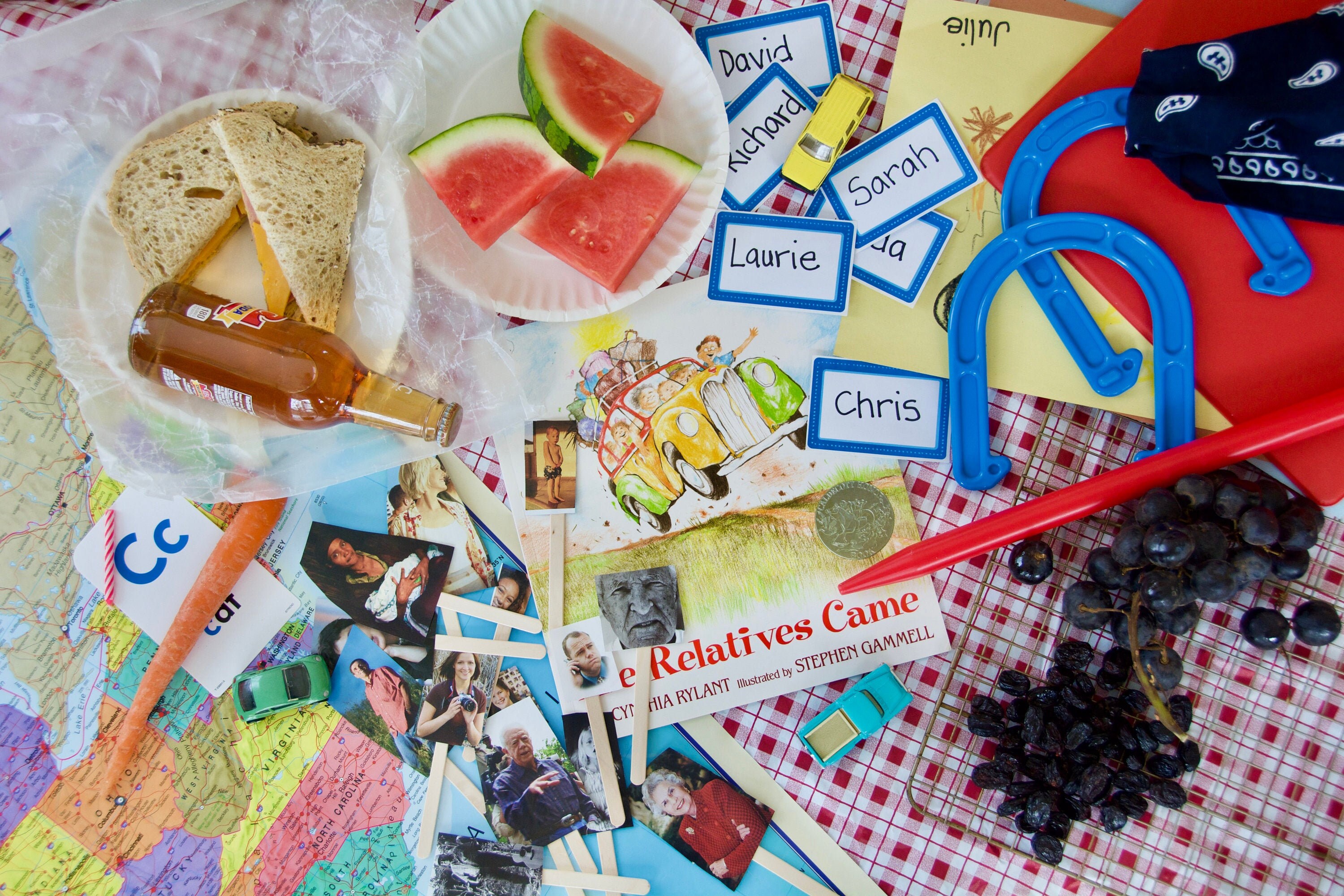 The Relatives Came Preschool Lesson Plan Week 42: July/summer - Etsy