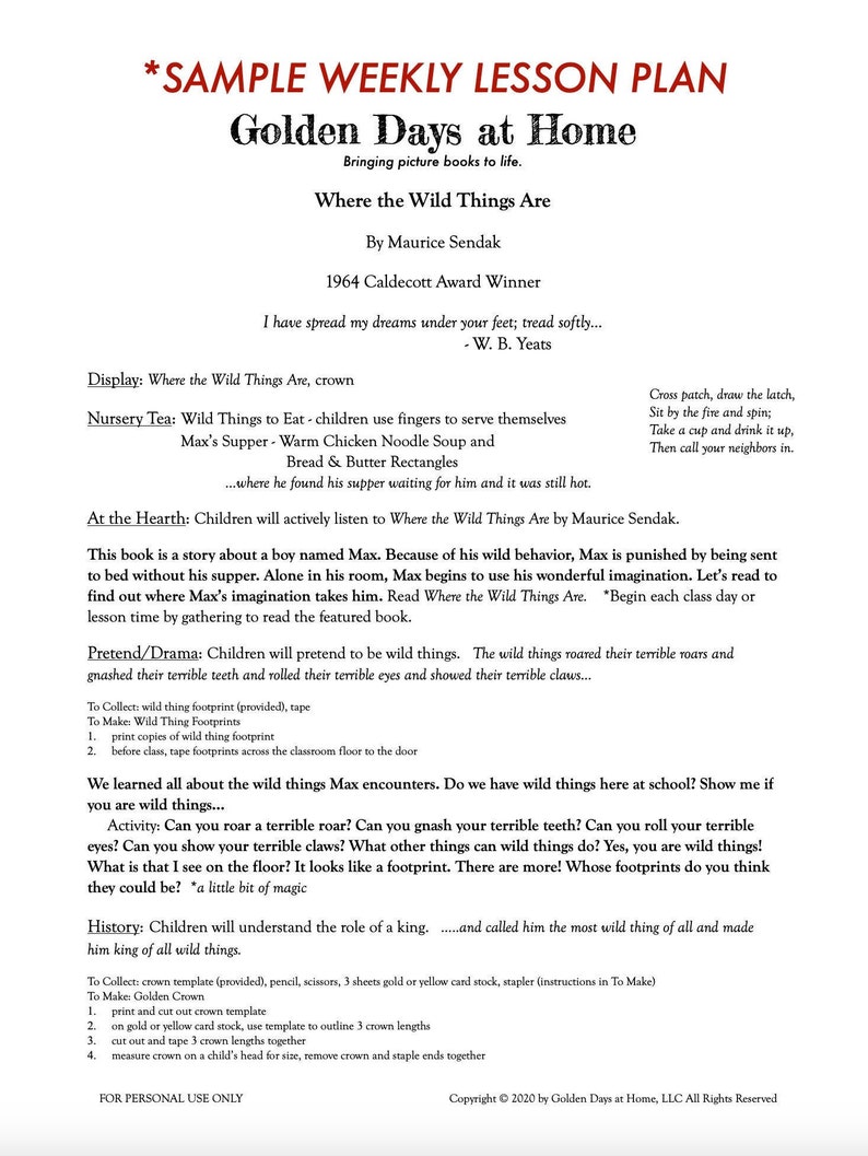 When I Was Young in the Mountains Preschool Lesson Plan Week 29: April ...