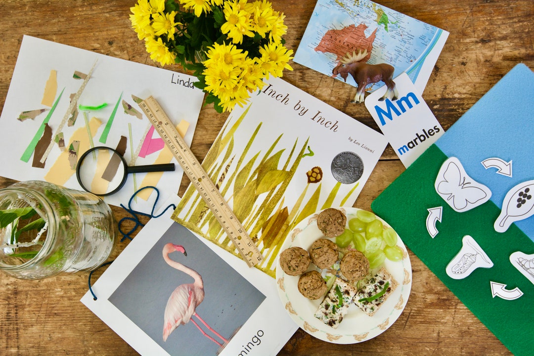 Inch by Inch Preschool Lesson Plan Week 28: March/spring - Etsy