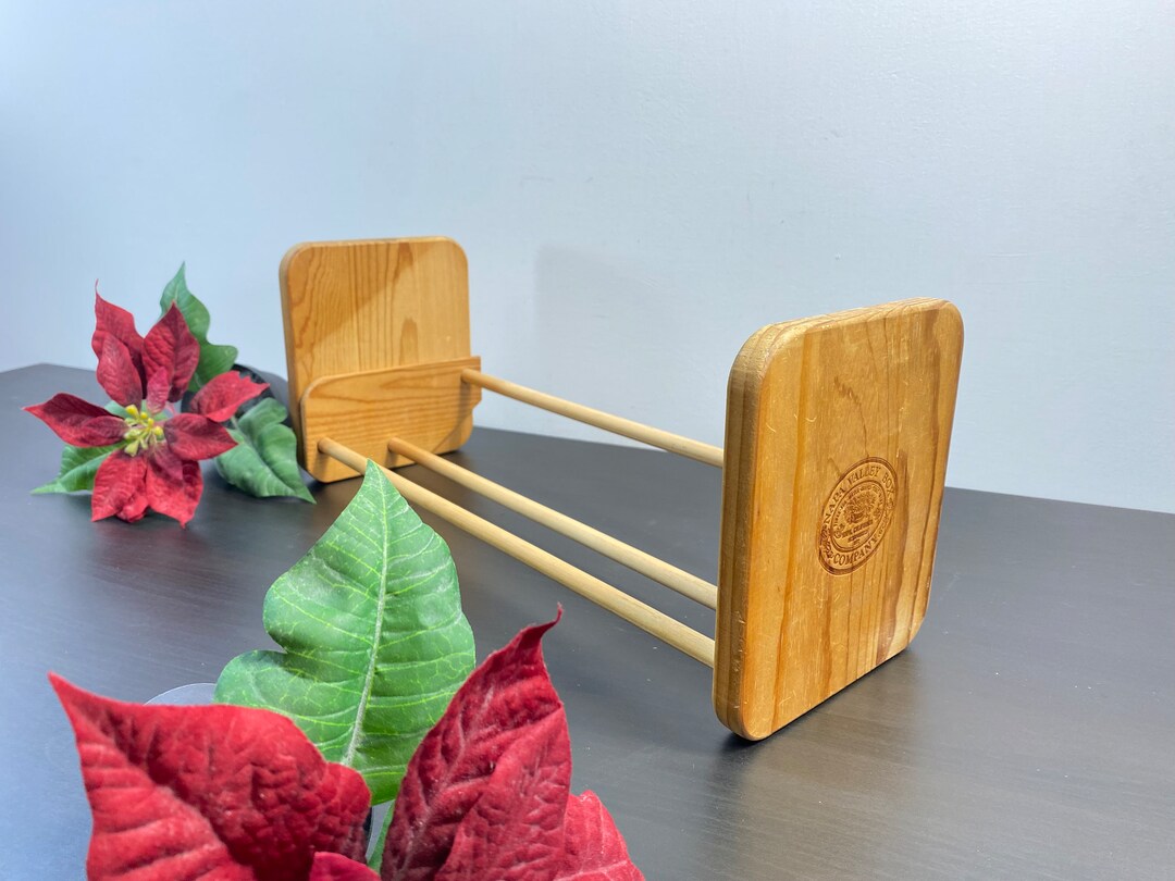 Napa Valley Box Co Wooden Storage Rack, Adjustable Sliding Rack, Book ...