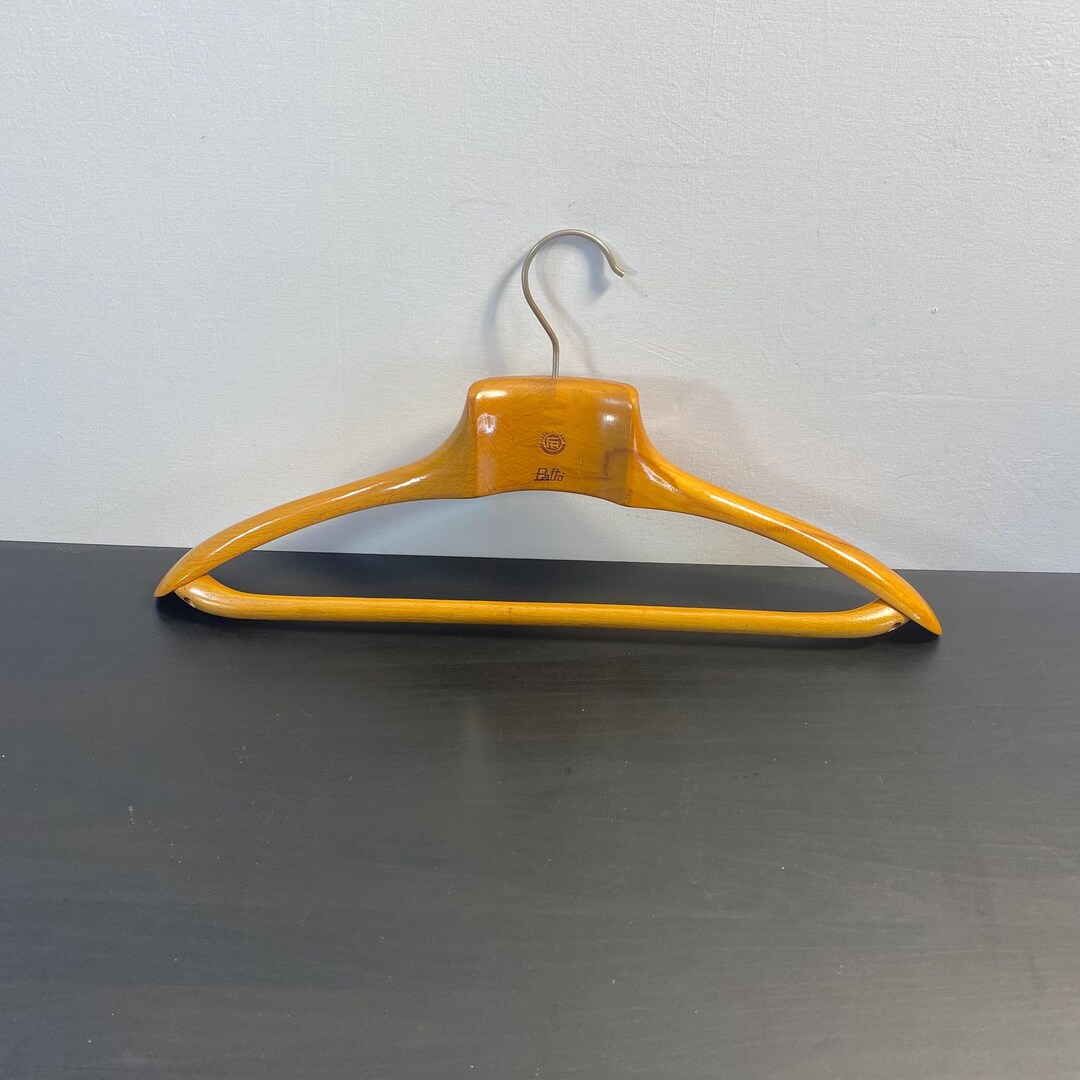 Italian Coat Rack Hanger, Brown Color, Wooden Clothes Organizer, Jacket ...