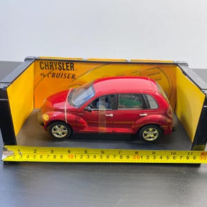 Vintage Red Chrysler PT Cruiser Diecast Model Car 1:18 Scale - Etsy