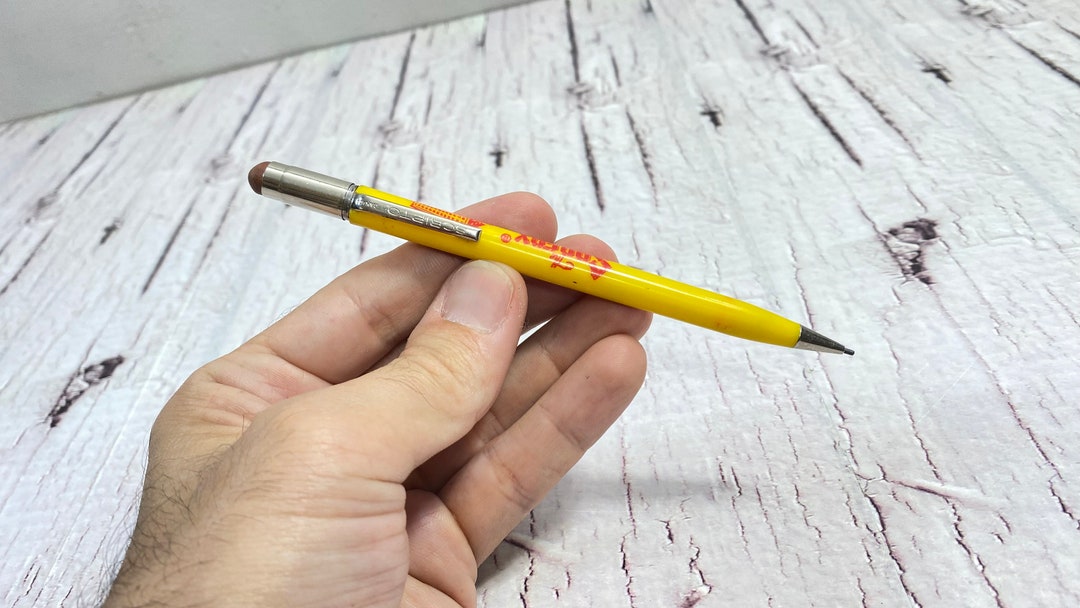 Mechanical Penci, Vintage Scripto Mechanical Pencil, YELLOW Color, Made ...