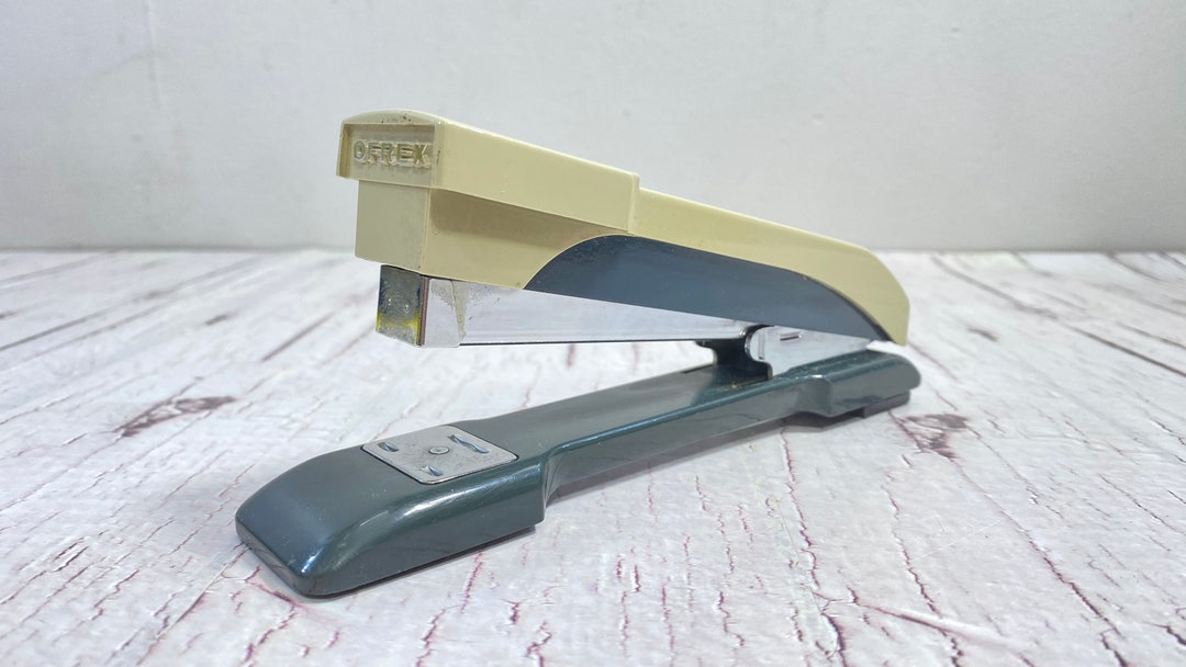 Vintage OFREX No.80 Desk Stapler Made in England Art Deco Beige and ...