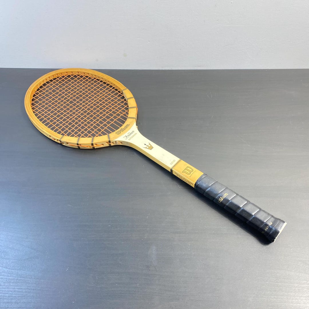 Wilson Jack Kramer Autograph Tennis Racquet, Made USA, Fiber Face ...