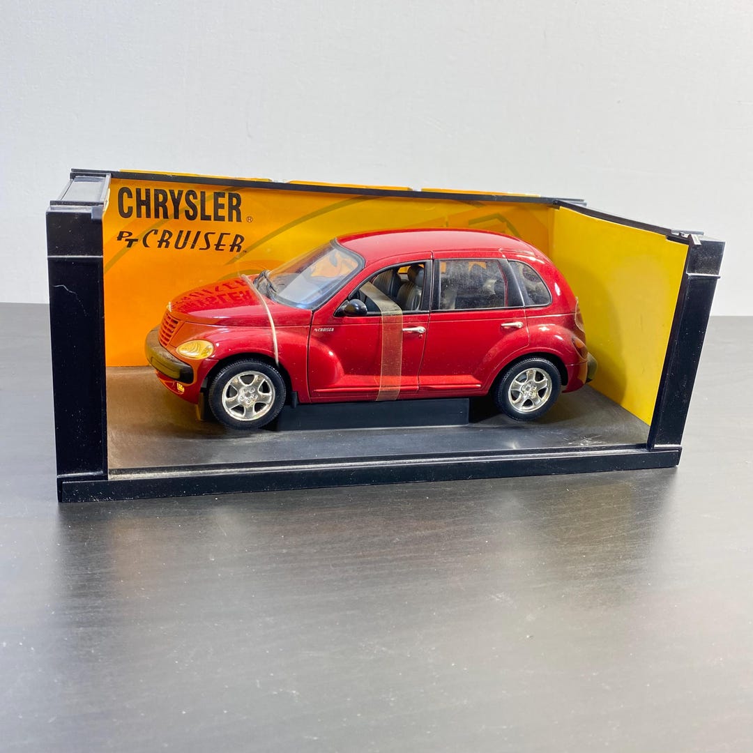 Vintage Red Chrysler PT Cruiser Diecast Model Car 1:18 Scale - Etsy