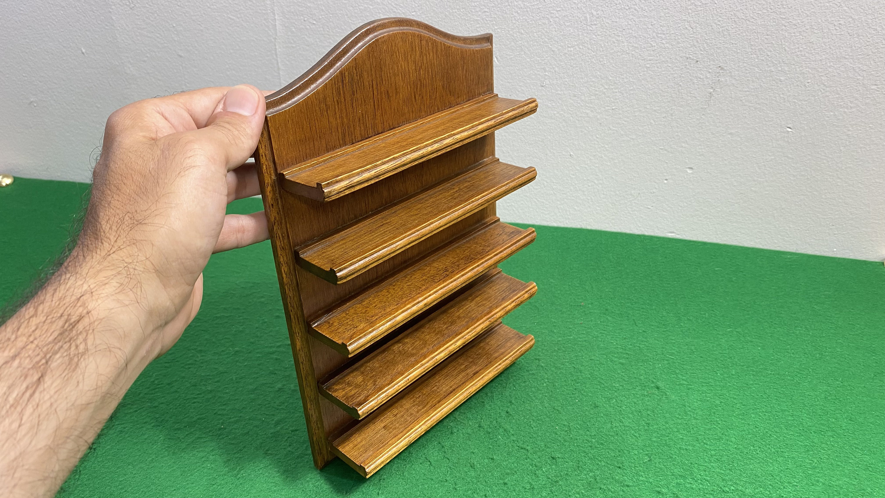 Hand made wood accent shelf signed 1939 nick nack shelf - lavozdelcampo ...