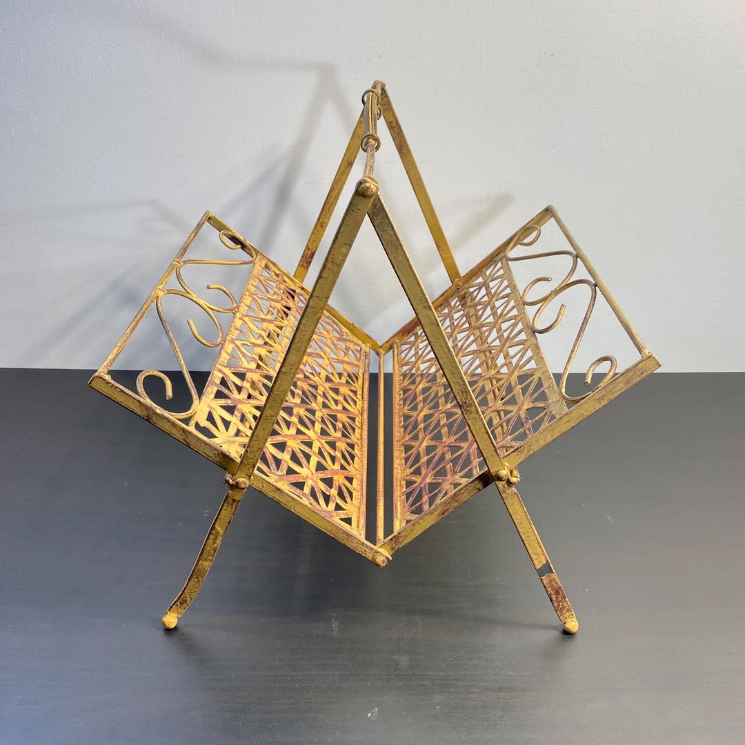 Folding Book Stand Art Easel, Adjustable Book Display Stand, Ornate ...