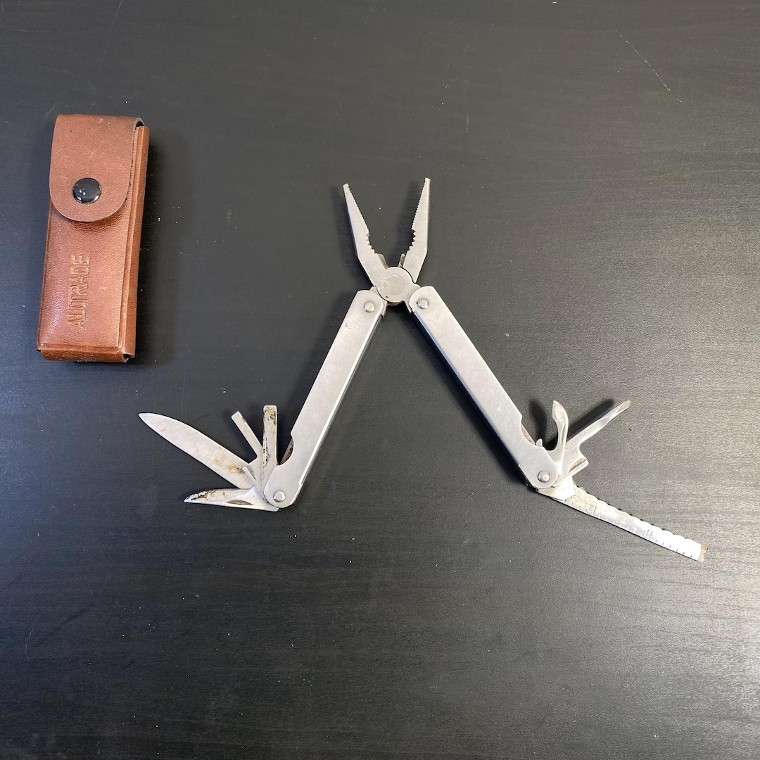 Alltrade Stainless Steel Multi-tool With Pliers, Pocket Knife Multi ...